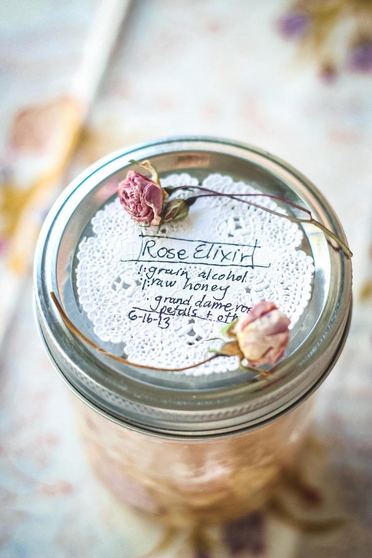 How to Make a Heart-Opening Rose Elixir
