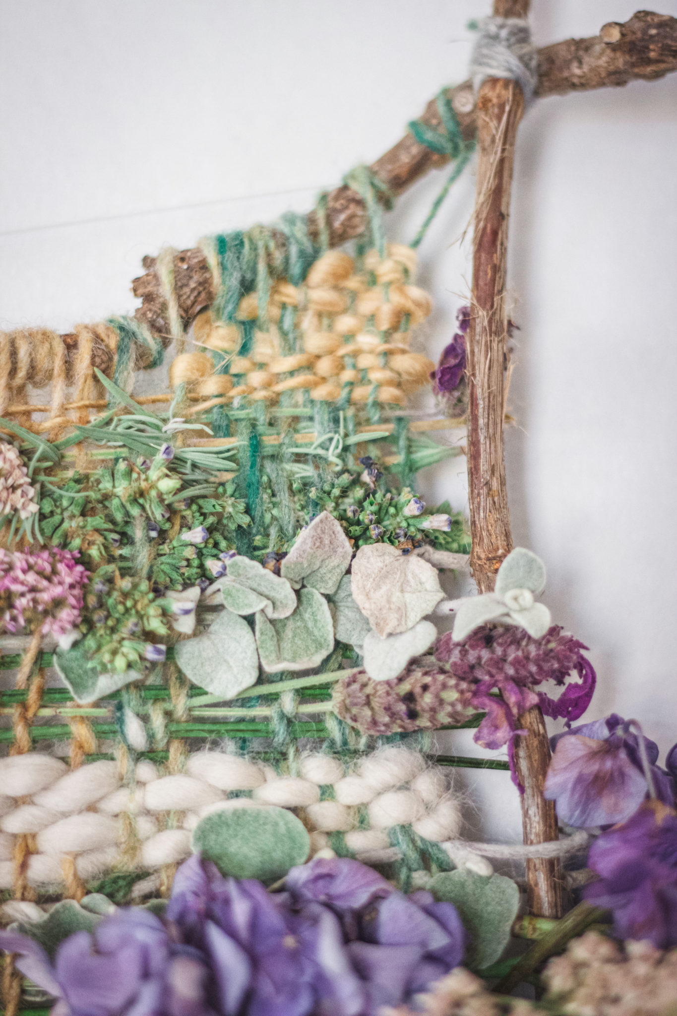 Nature Weaving Wall Hanging Project