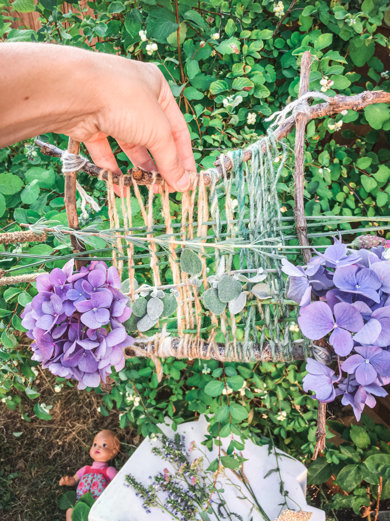 Nature Weaving Wall Hanging Project